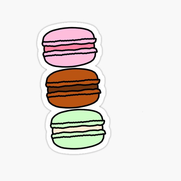 Green Macarons Stickers | Redbubble