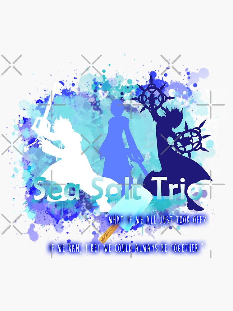 "Sea Salt trio" Sticker for Sale by Tvrs01001 | Redbubble