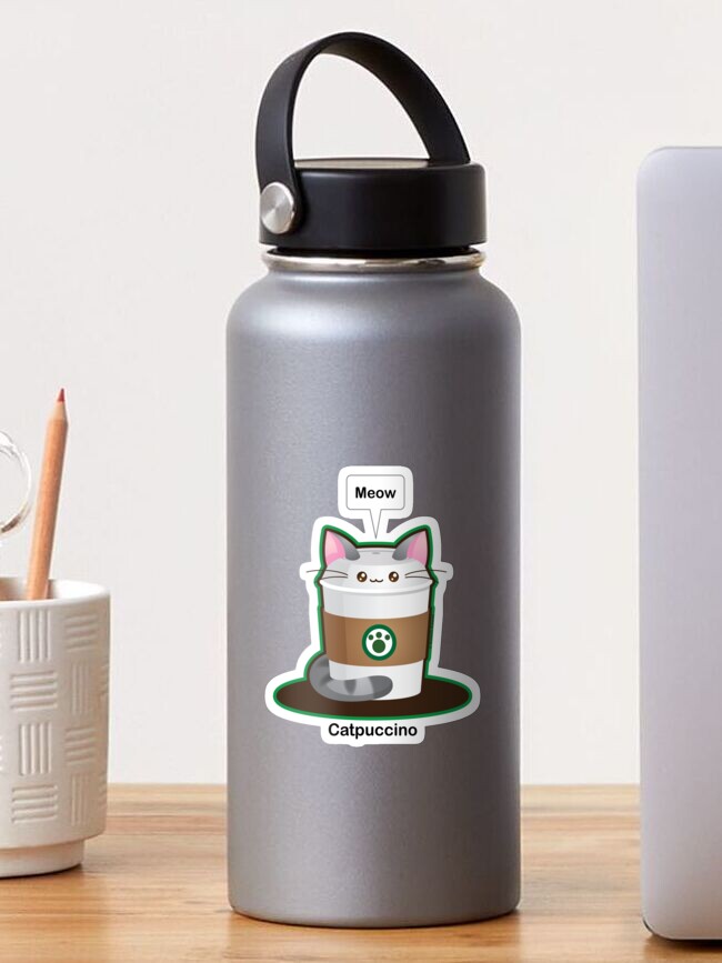 "Cute Cat Coffee" Sticker for Sale by kimchikawaii | Redbubble