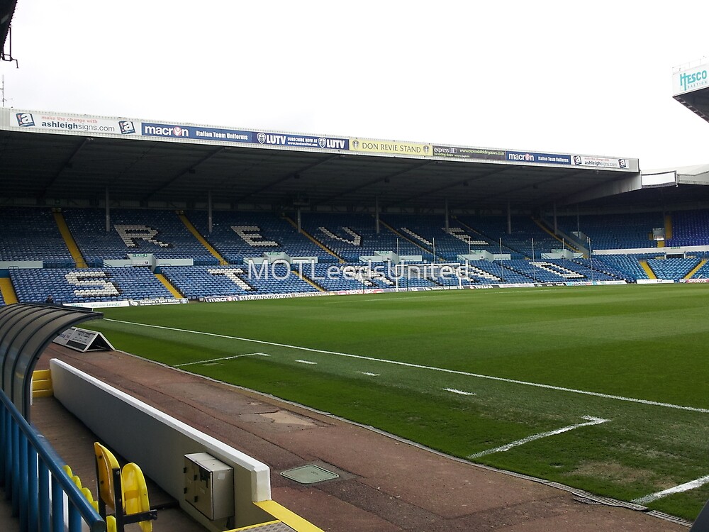 "Elland Road - North Stand" by MOTLeedsUnited | Redbubble