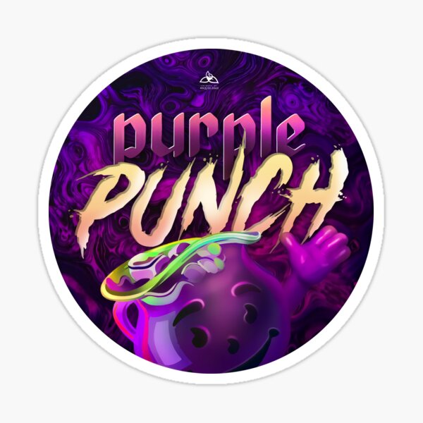 "Purple Punch" Sticker for Sale by squee-isme | Redbubble