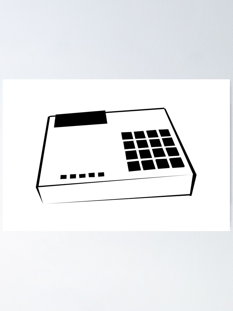 "Akai MPC Logo Hip Hop" Poster by BeFranky | Redbubble