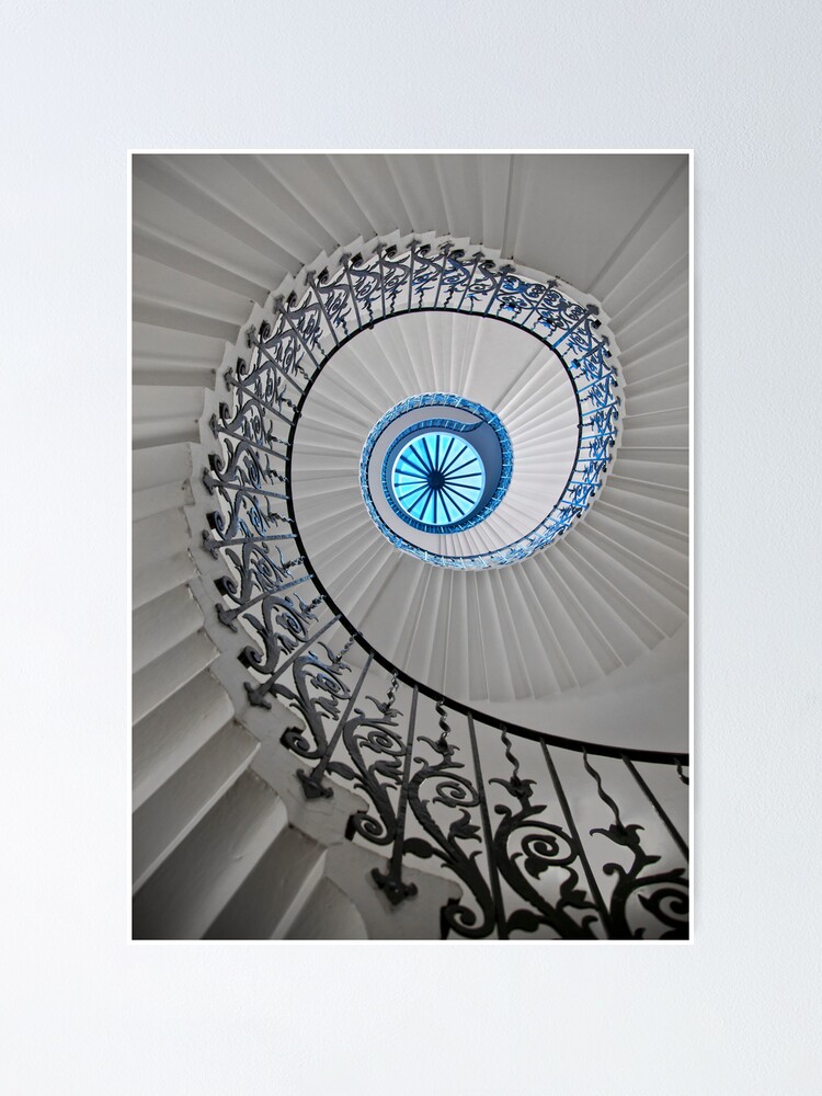 "Spiral Staircase" Poster by patflash | Redbubble