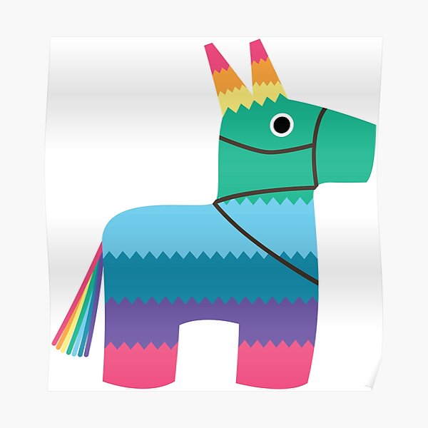 "Piñata Fiesta" Poster for Sale by kkerr5 | Redbubble