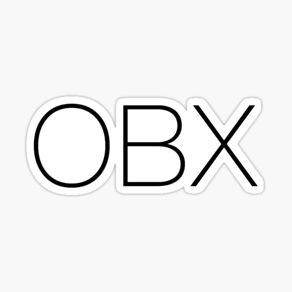 "obx" Sticker by twalsh23 | Redbubble