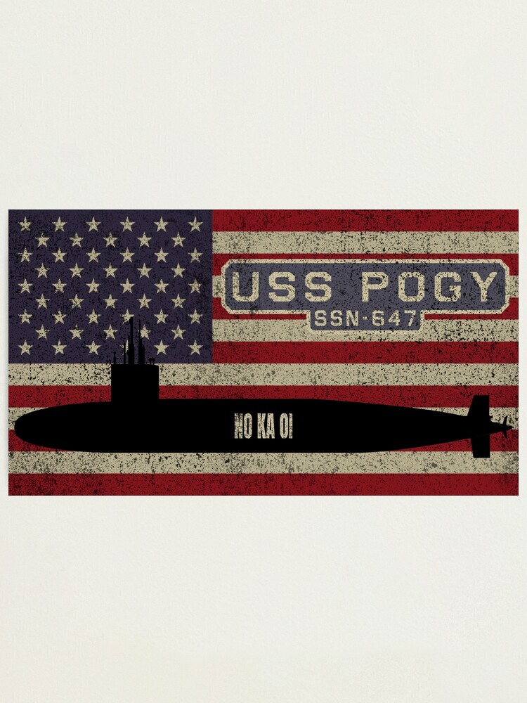 Impression photo « USS Pogy SSN-647 Sturgeon classe attaque nucléaire ...