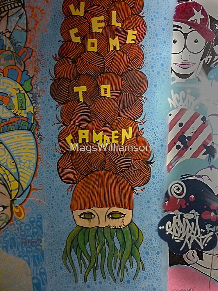 "Welcome To Camden, Wall Art In Camden Market, London" Art Print by ...