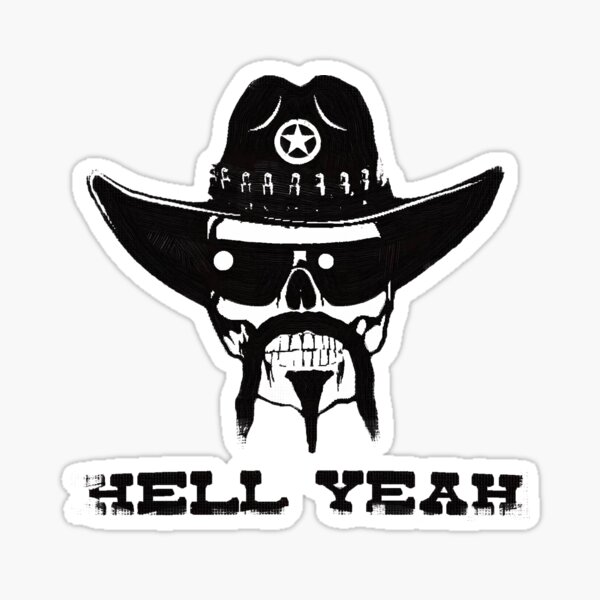 "hell yeah" Sticker by krassrocks | Redbubble