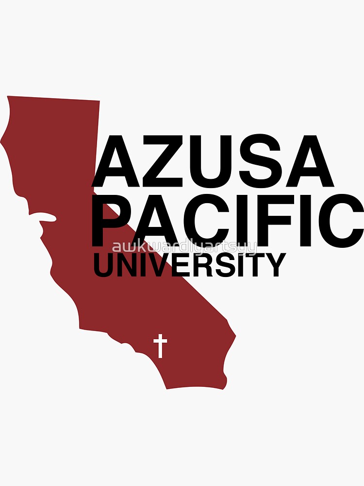 "Azusa Pacific University" Sticker for Sale by awkwardlyartsyy | Redbubble