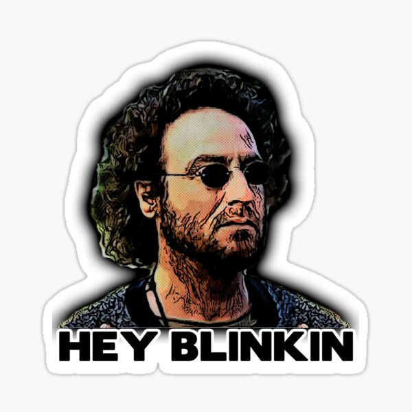 "Hey Blinkin" Sticker for Sale by JTK667 | Redbubble