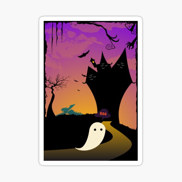 "Halloween Spirit" Sticker for Sale by caj-trixie | Redbubble