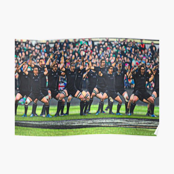 "The Power of the HAKA" Poster for Sale by marlenewatson | Redbubble