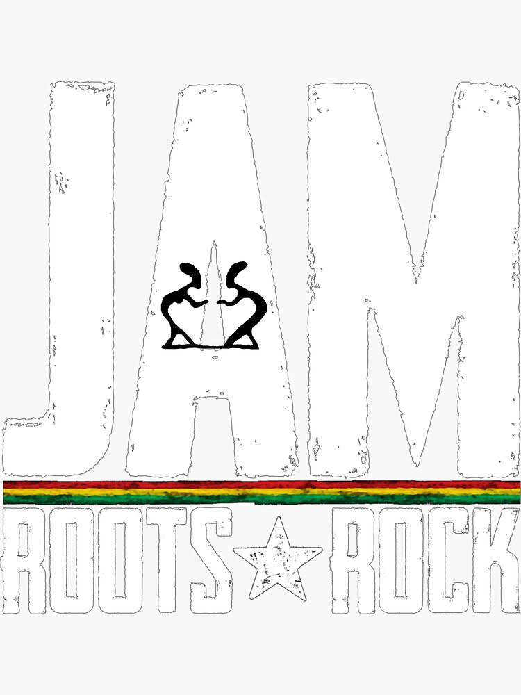 "jam roots rock reggae" Sticker for Sale by Periartwork | Redbubble
