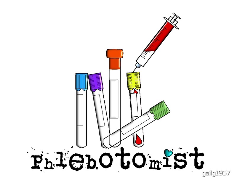"Phlebotomist Vacutainer Art" Art Prints by Gail Gabel, LLC | Redbubble