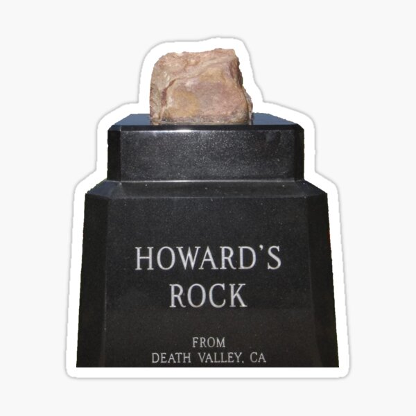 "Howard's Rock" Sticker for Sale by jausiello | Redbubble