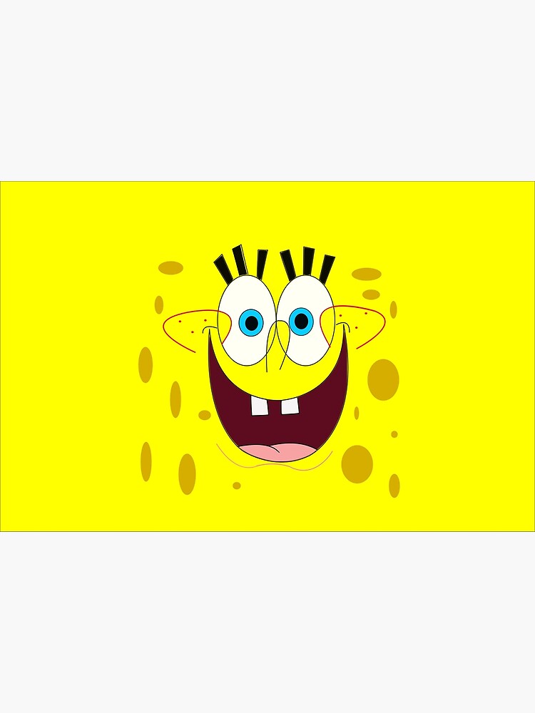 "yellow spongebob sticker art design" Poster by DeeBeeVee | Redbubble