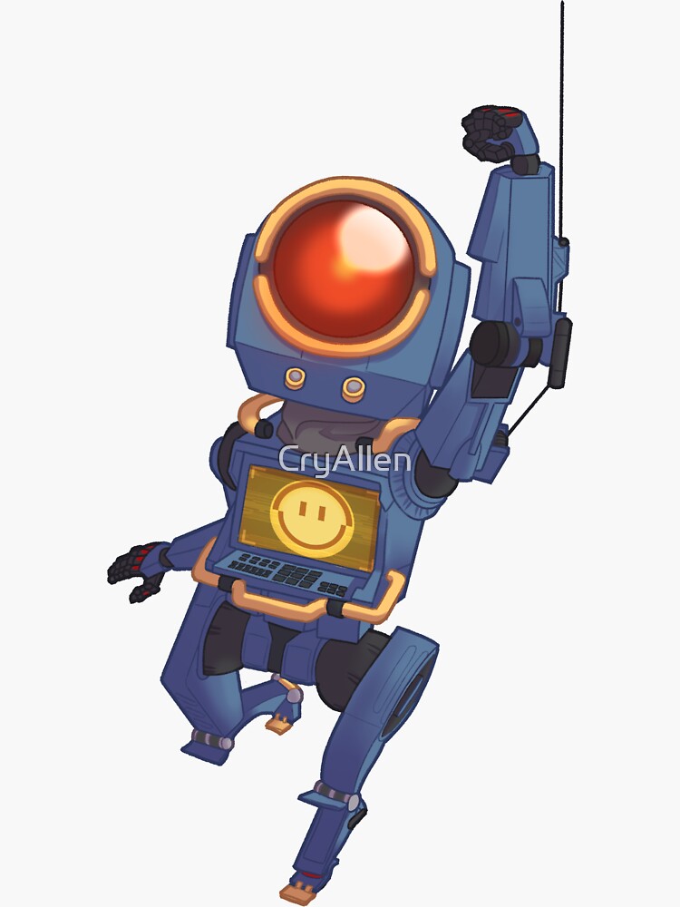 "Apex Legends | Chibi Pathfinder by CryAllen" Sticker for Sale by ...