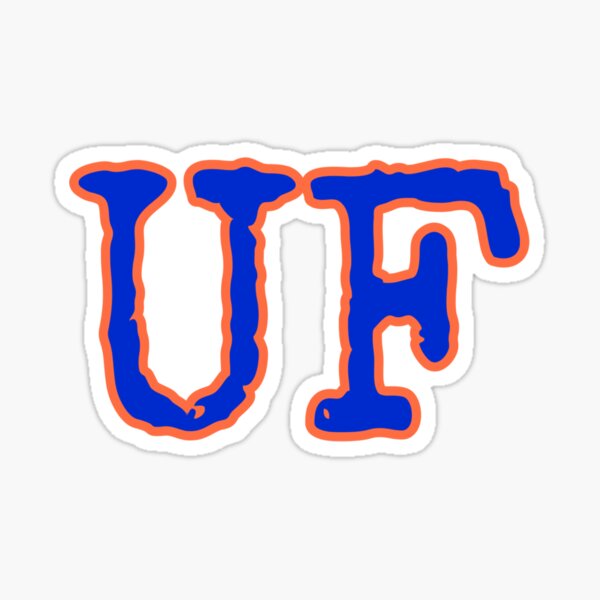 "UF " Sticker for Sale by wallpapersbynat | Redbubble
