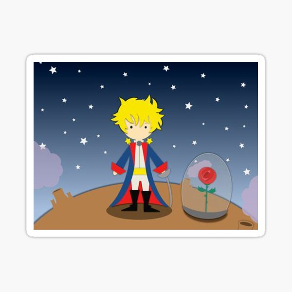 "The little Prince" Sticker for Sale by andynahuel | Redbubble