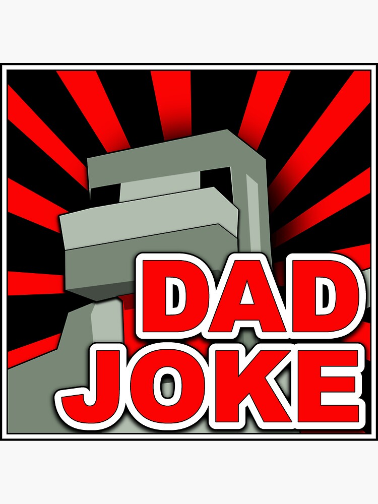 "'DAD JOKE' Twitch Emote" Sticker for Sale by JackelWolf | Redbubble
