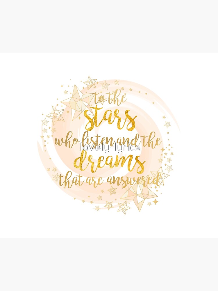 "acomaf stars quote" Art Print by lovely-lyrics | Redbubble