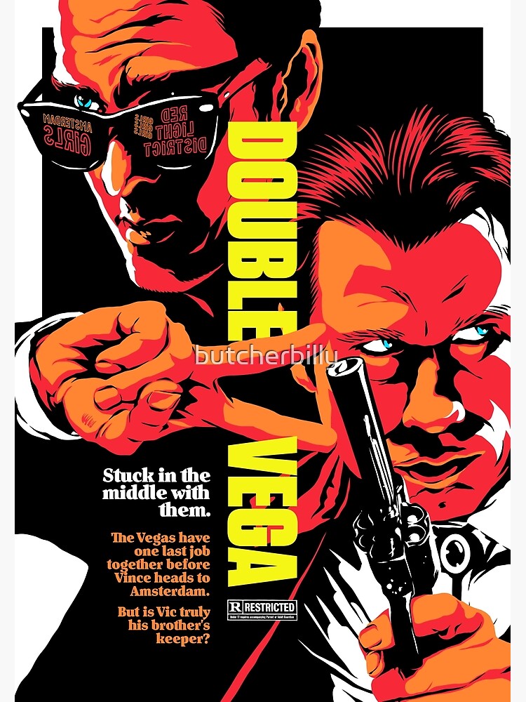 "Double V Vega" Poster for Sale by butcherbilly | Redbubble