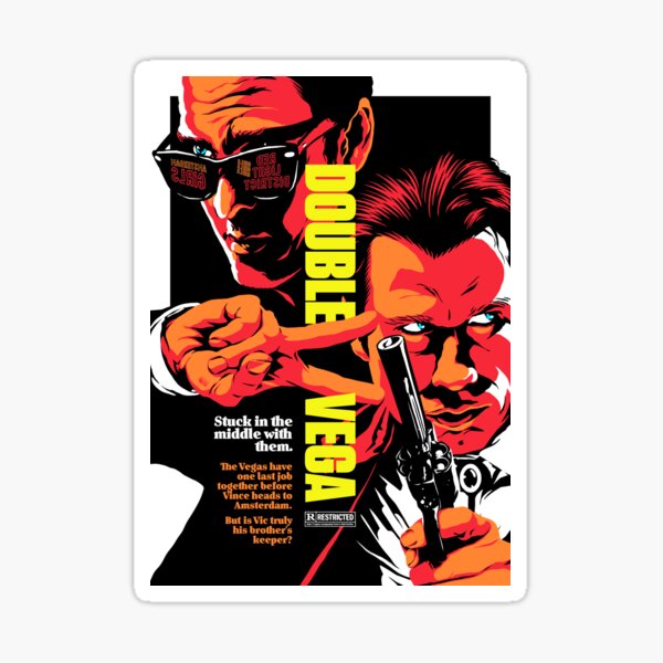 "Double V Vega" Sticker for Sale by butcherbilly | Redbubble