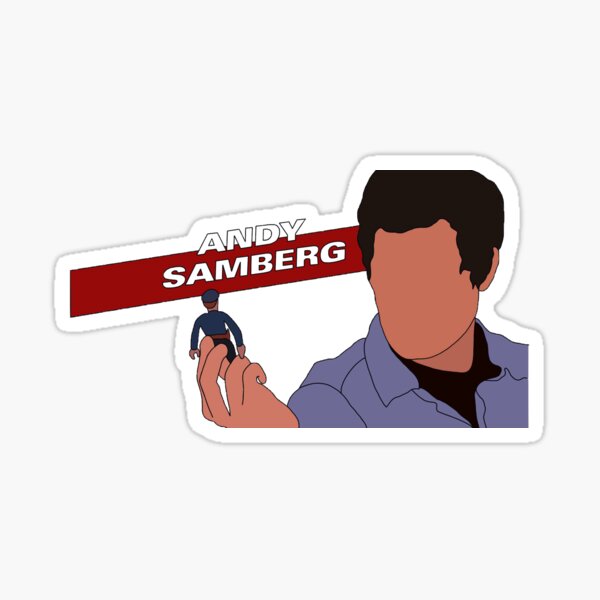 "andy samberg cartoon" Sticker for Sale by josdaly23 | Redbubble