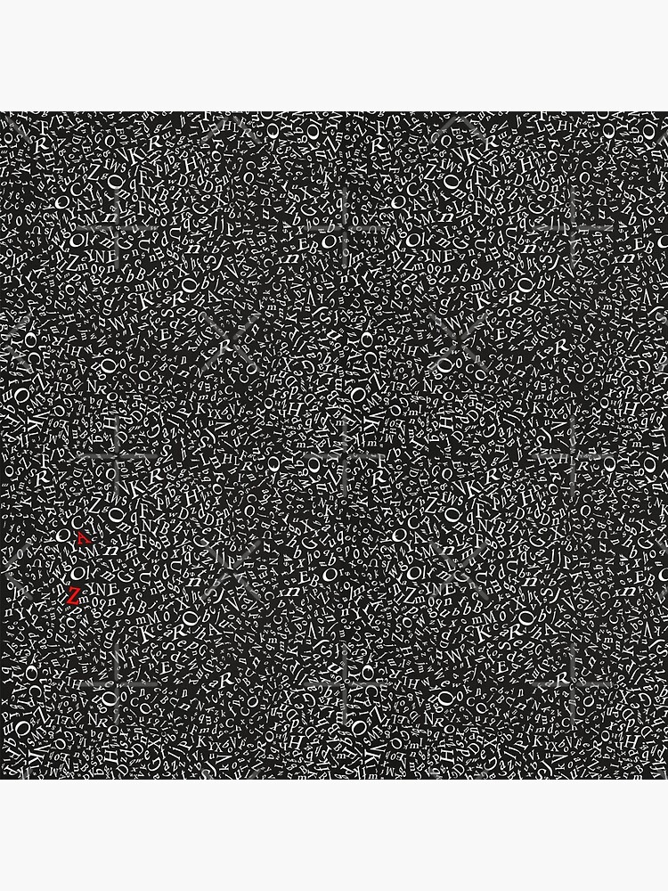 "Scrambled Letters" Poster by azpictured | Redbubble