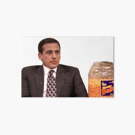 "michael scott cheese-balls" Art Board Print by josdaly23 | Redbubble