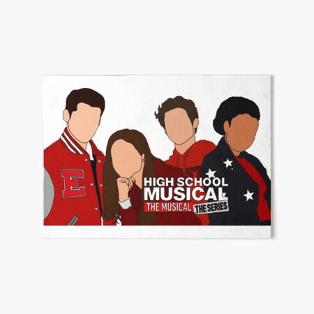 "hsmtmts cast cartoon!" Art Board Print by josdaly23 | Redbubble