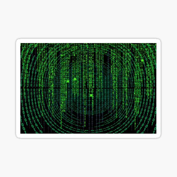 "matrix" Sticker for Sale by eeelllsss | Redbubble