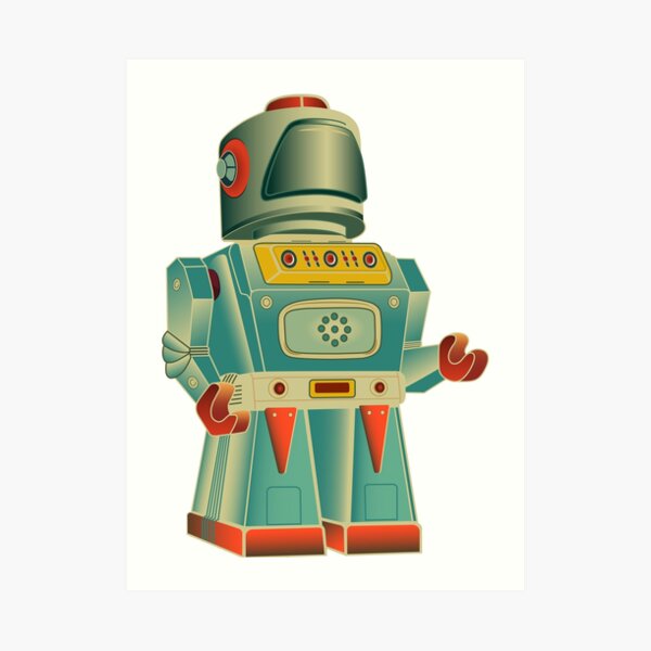 1950s Robot Art Prints | Redbubble