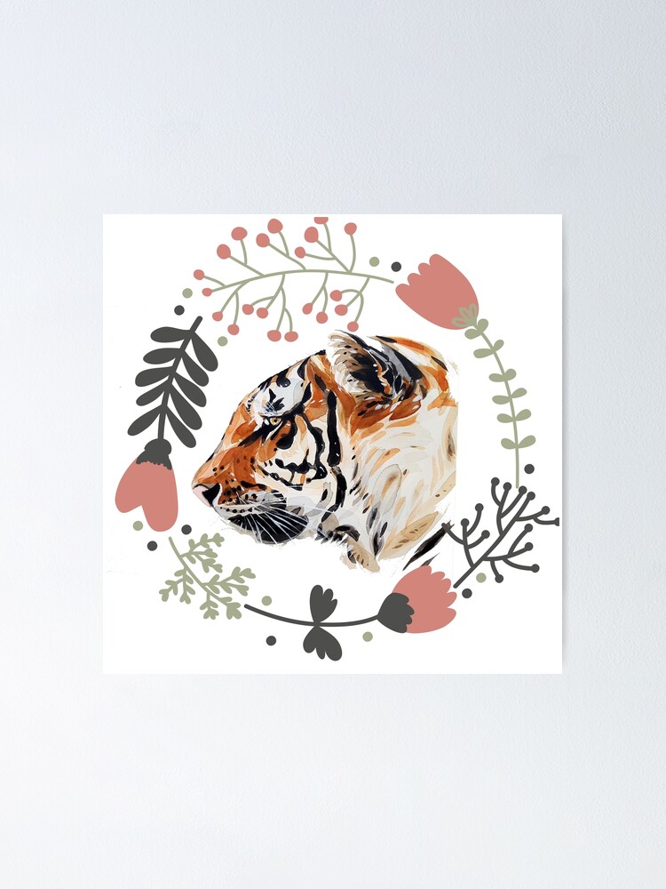 "Tiger, Mask " Poster for Sale by hemantprawal | Redbubble