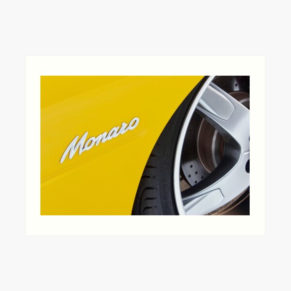 "Yellow Holden Monaro" Art Print for Sale by jjphoto | Redbubble