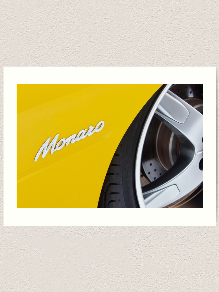 "Yellow Holden Monaro" Art Print for Sale by jjphoto | Redbubble