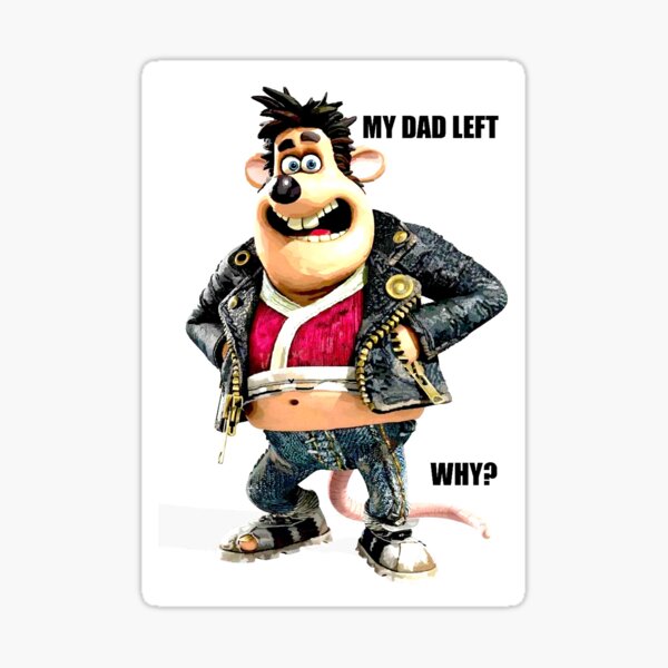 "Dad please come back" Sticker for Sale by yarlborg | Redbubble