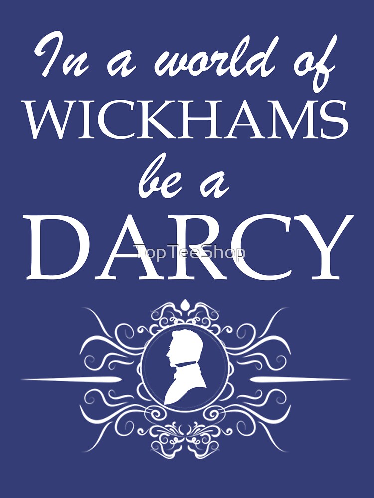"Jane Austen Vintage Book Club Mr. Darcy Fans Literary Quotes Gifts" T ...