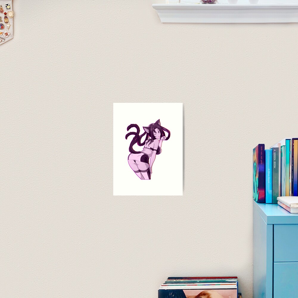 High School Dxd Kuroka Hentai Art Print For Sale By Miroteiempire Redbubble