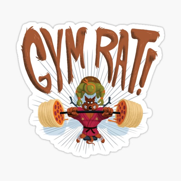 "Gym Rat" Sticker for Sale by eastcoastbeast | Redbubble