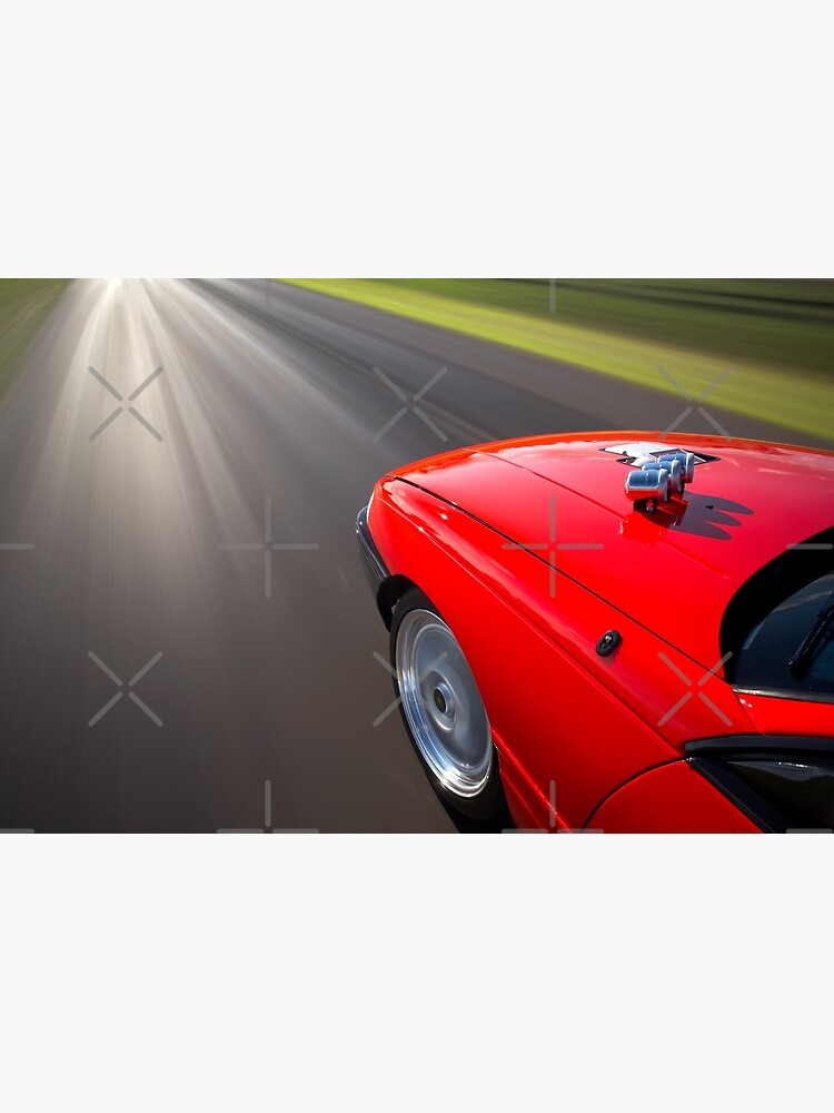 "Red Holden VN Commodore rig shot" Poster by jjphoto | Redbubble