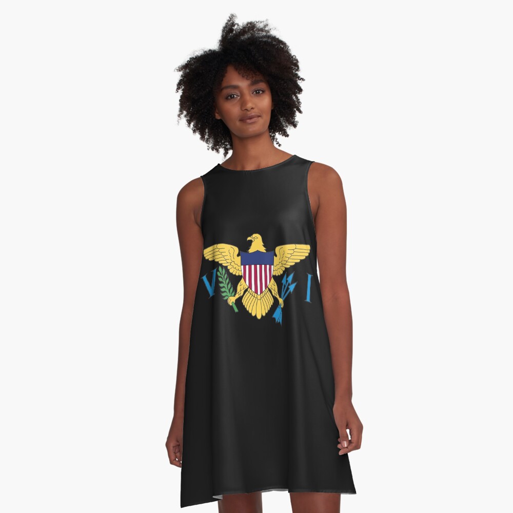 "USVI Flag logo COLOR - U.S. Virgin Islands " Sticker for Sale by Local ...