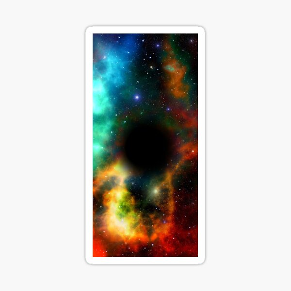 "galaxy universe black hole" Sticker by eeelllsss | Redbubble