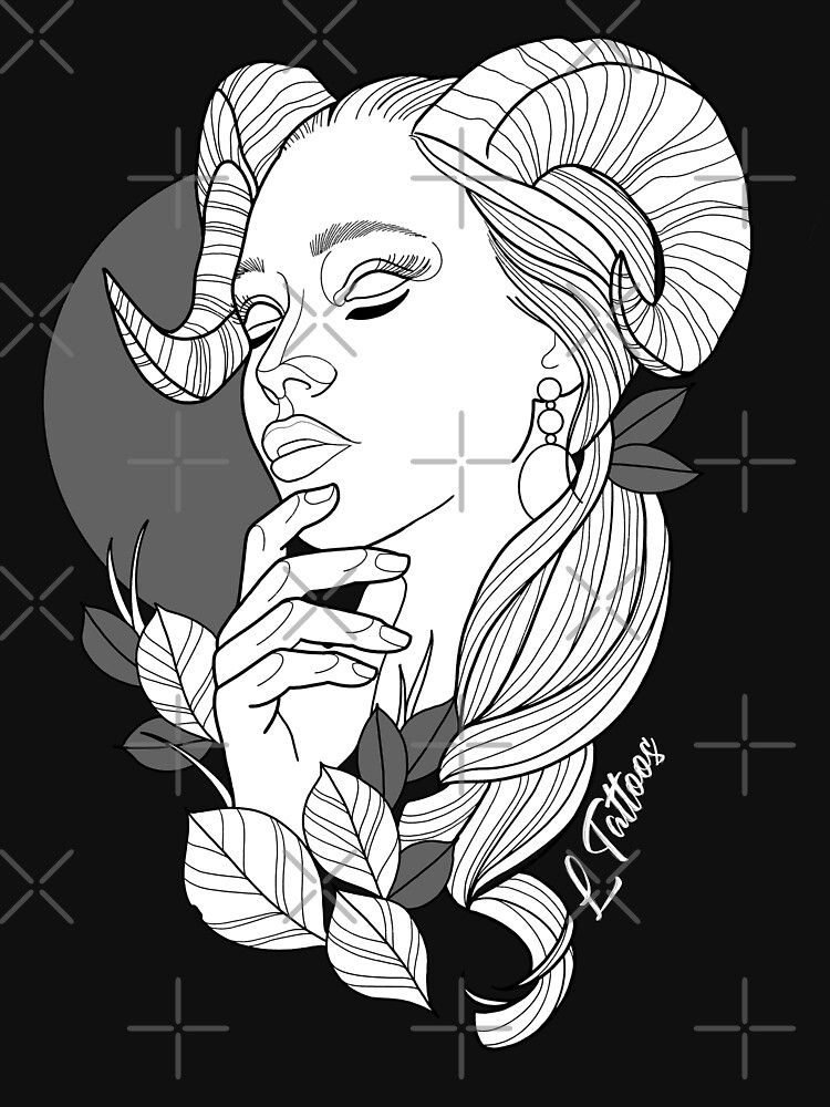 "Female Faun" T-shirt by ldptattoo | Redbubble