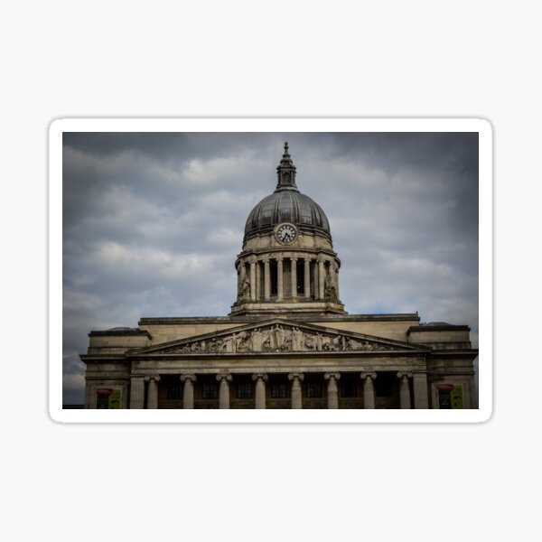 "Nottingham council house " Sticker by tomtography | Redbubble