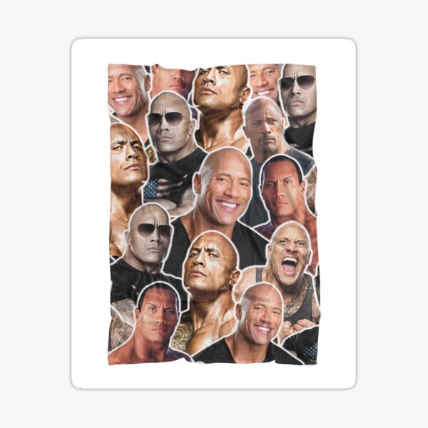 Dwayne Johnson Stickers | Redbubble