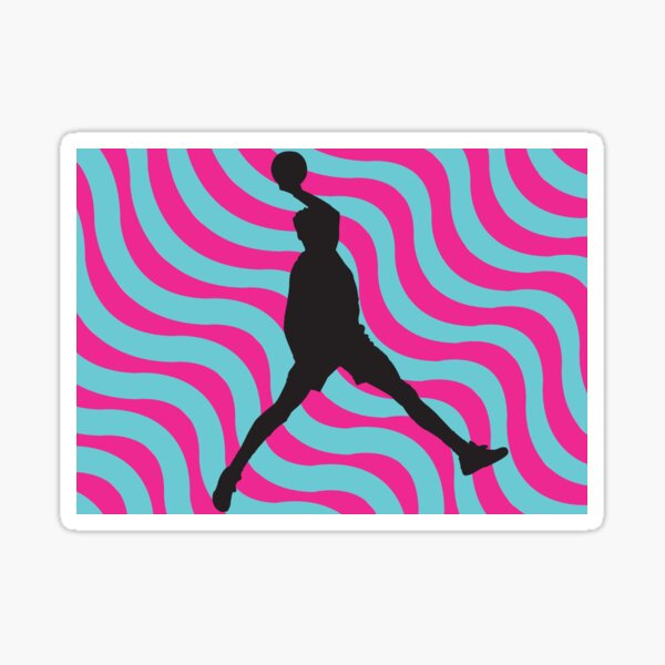 "Miami Heat Vice Dunk" Sticker for Sale by thethiccpenguin | Redbubble