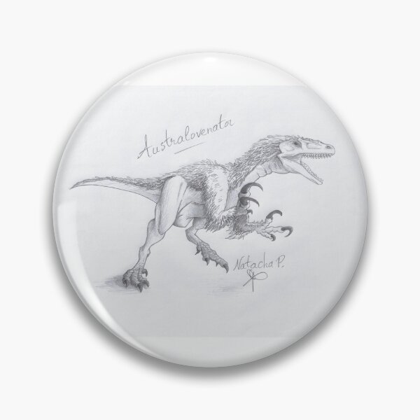 "Illustration Pencil Drawing Australovenator sp. Dinosaur Mesozoic" Pin ...