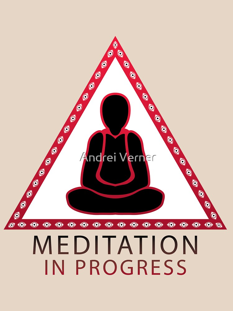 "Meditation in progress" T-shirt for Sale by grebenru | Redbubble ...