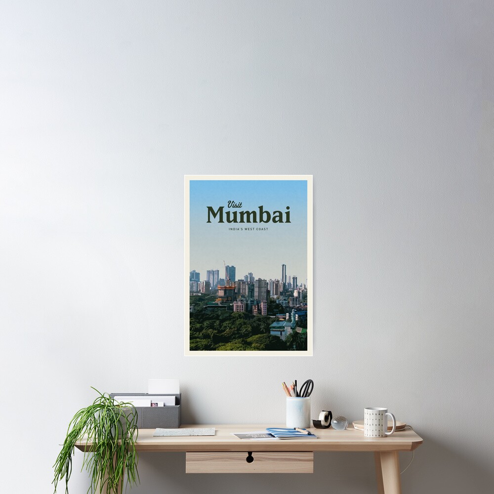 "Visit Mumbai" Poster by CallumGardiner | Redbubble
